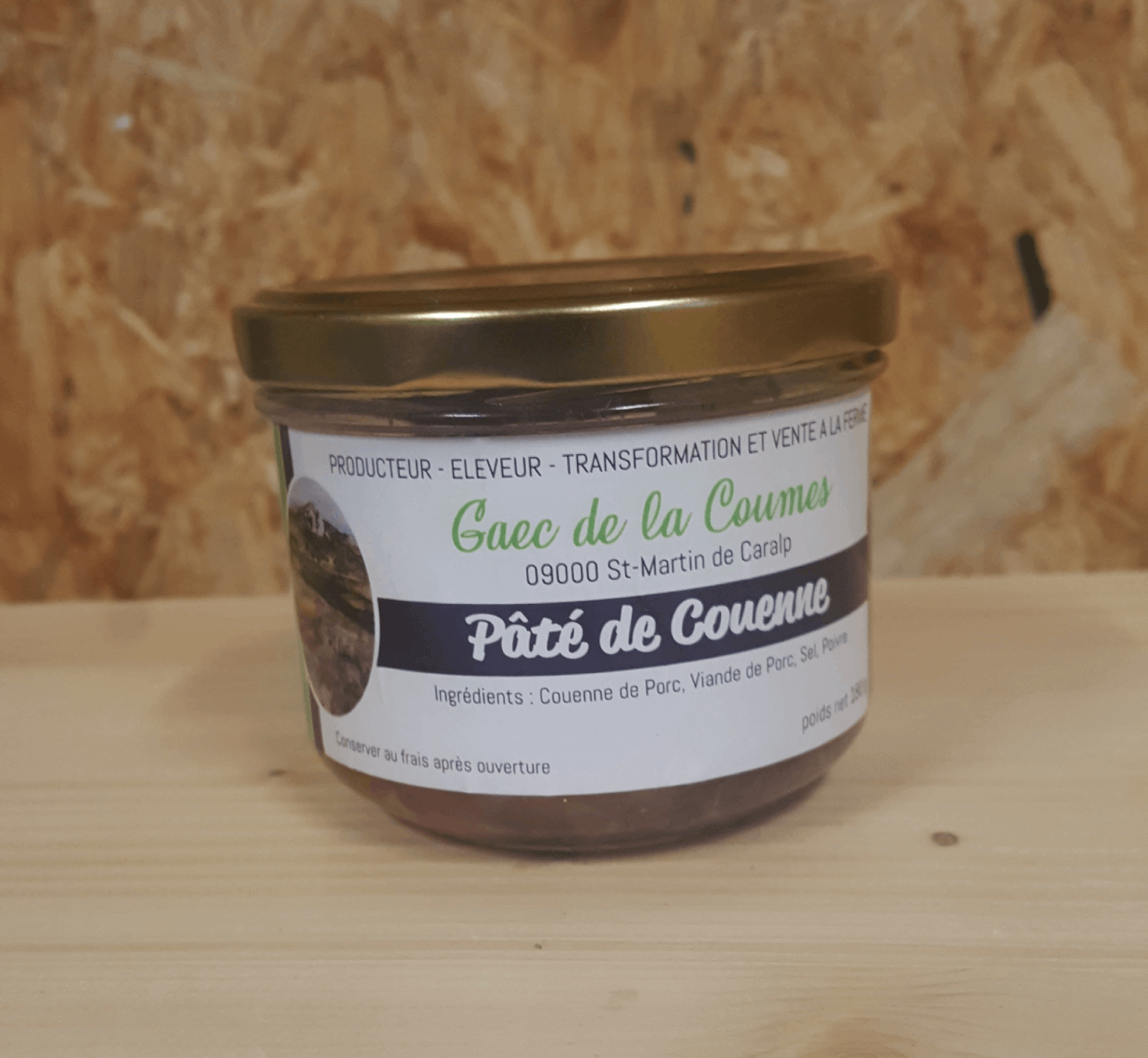 Pâté de couenne - GAEC de la Coumes